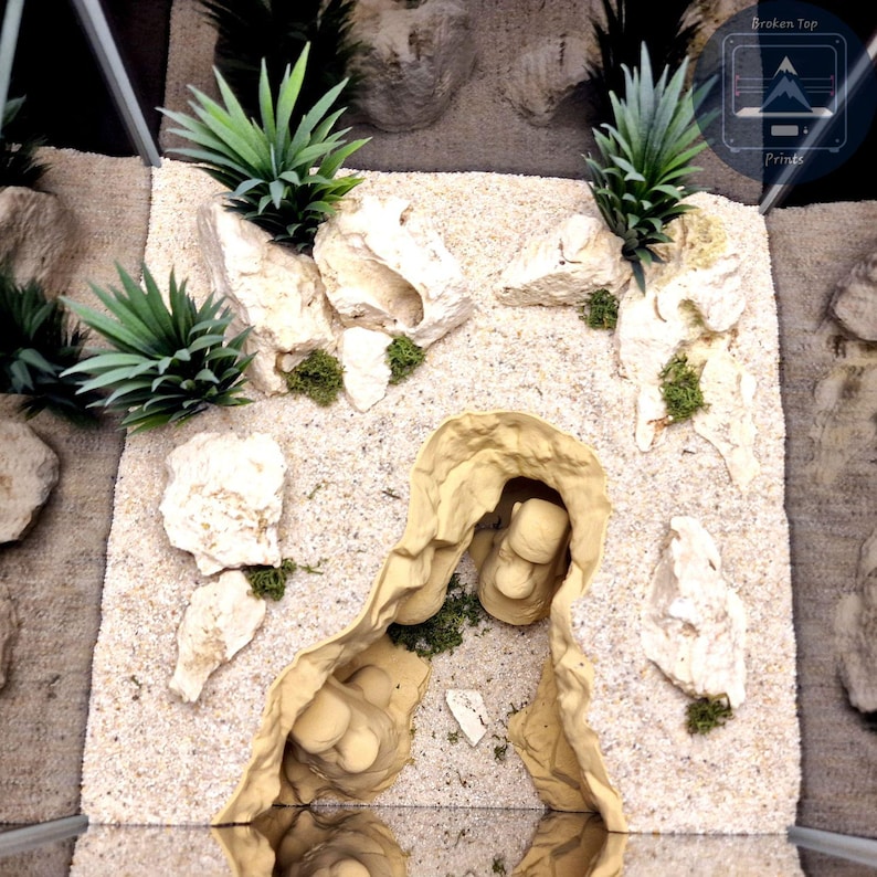 Moai Cave Aquarium Terrarium Decor: Easter Island Statue Tank Hideout ...