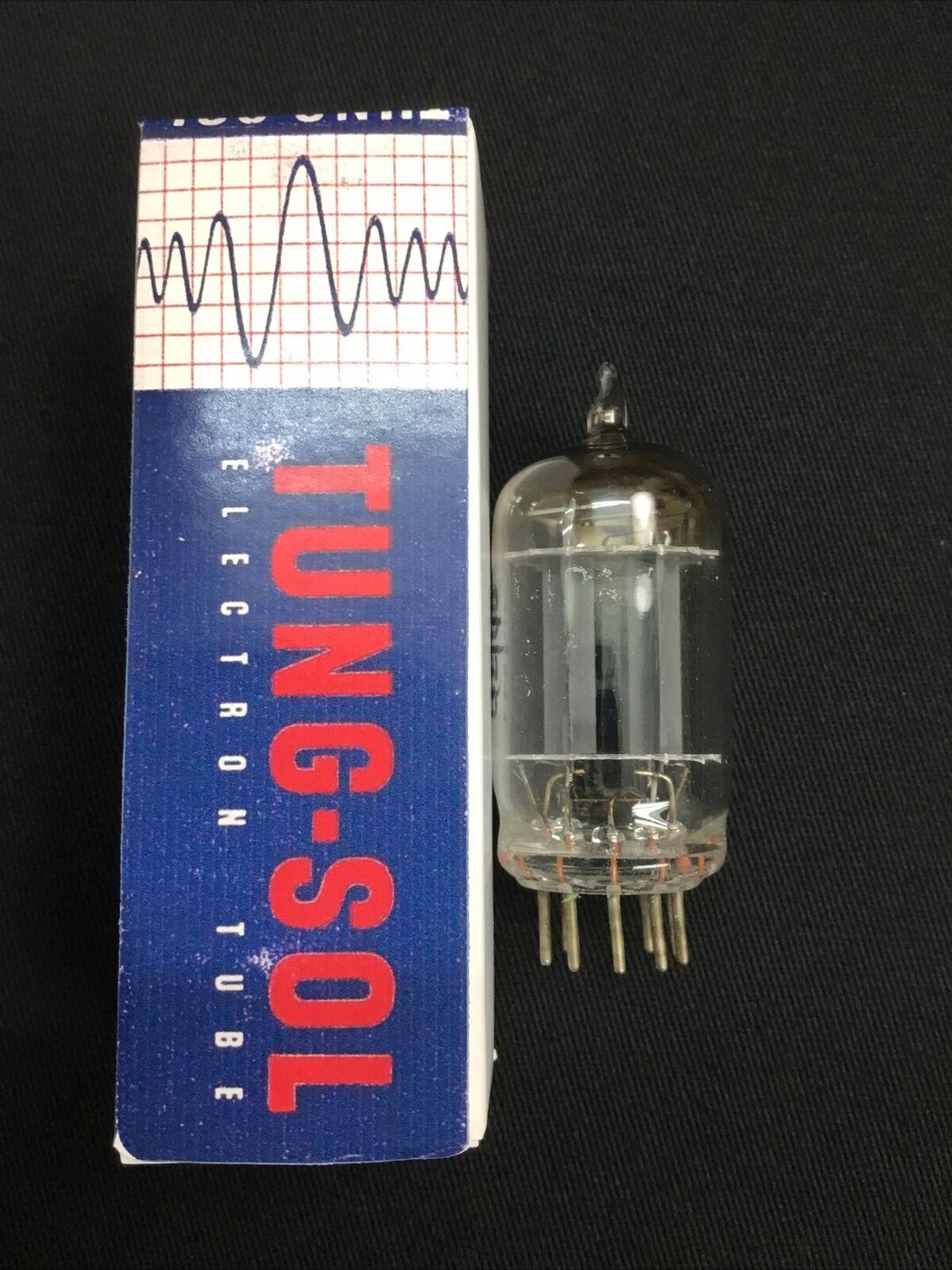 TUNG-SOL 12AX7 Getter Audio Amplifier Radio Vintage Vacuum Tube Tested ...