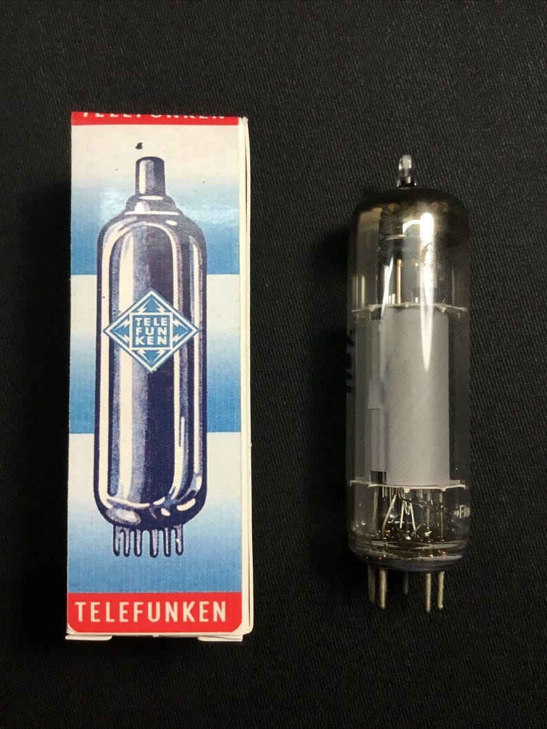 Telefunken EL84 6BQ5 Power Amplifier Vacuum Tube W Germany Diamond ...