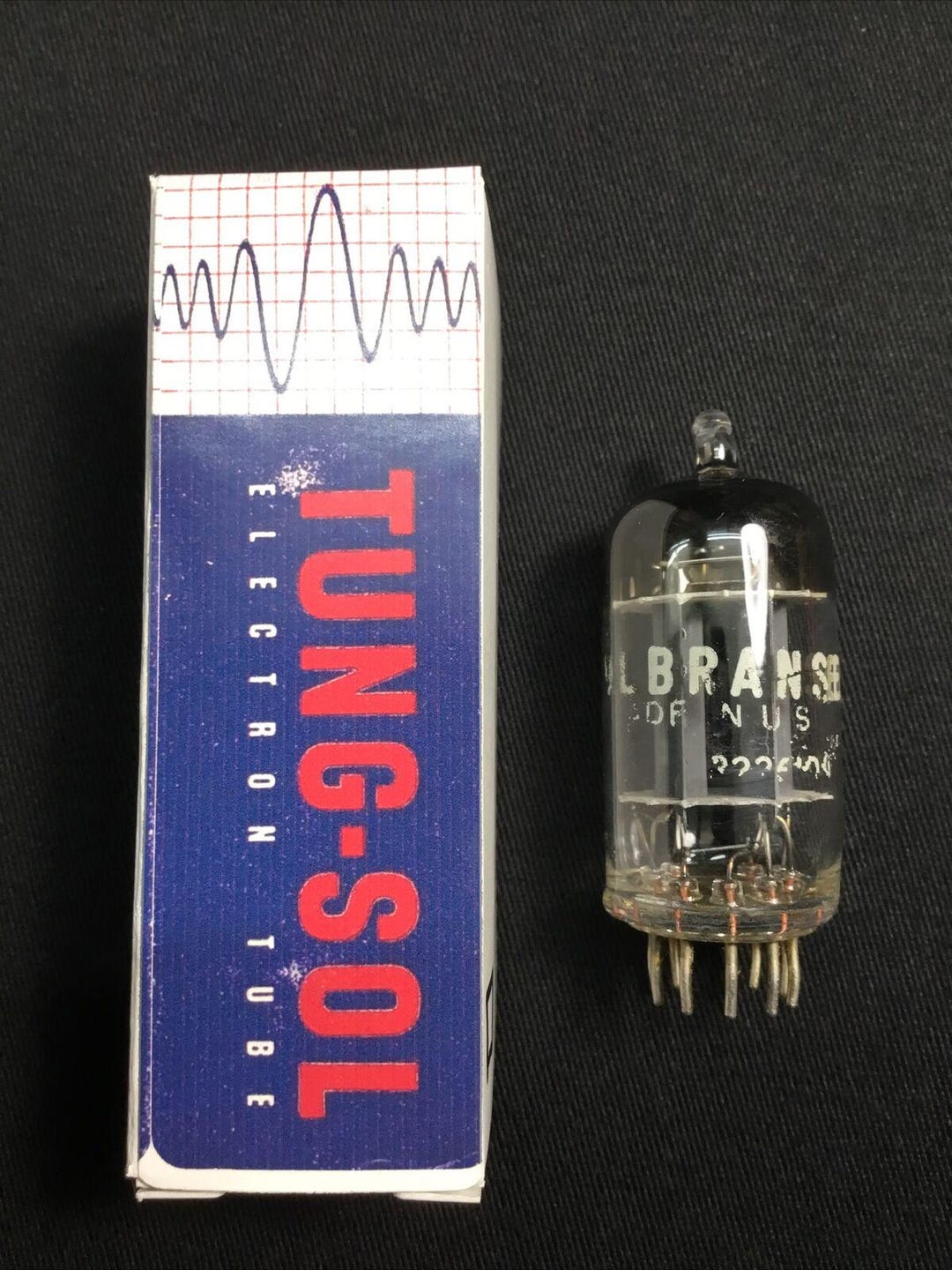 TUNG-SOL 12AX7 Getter Audio Amplifier Vintage Vacuum Tube Tested 4.7089 ...