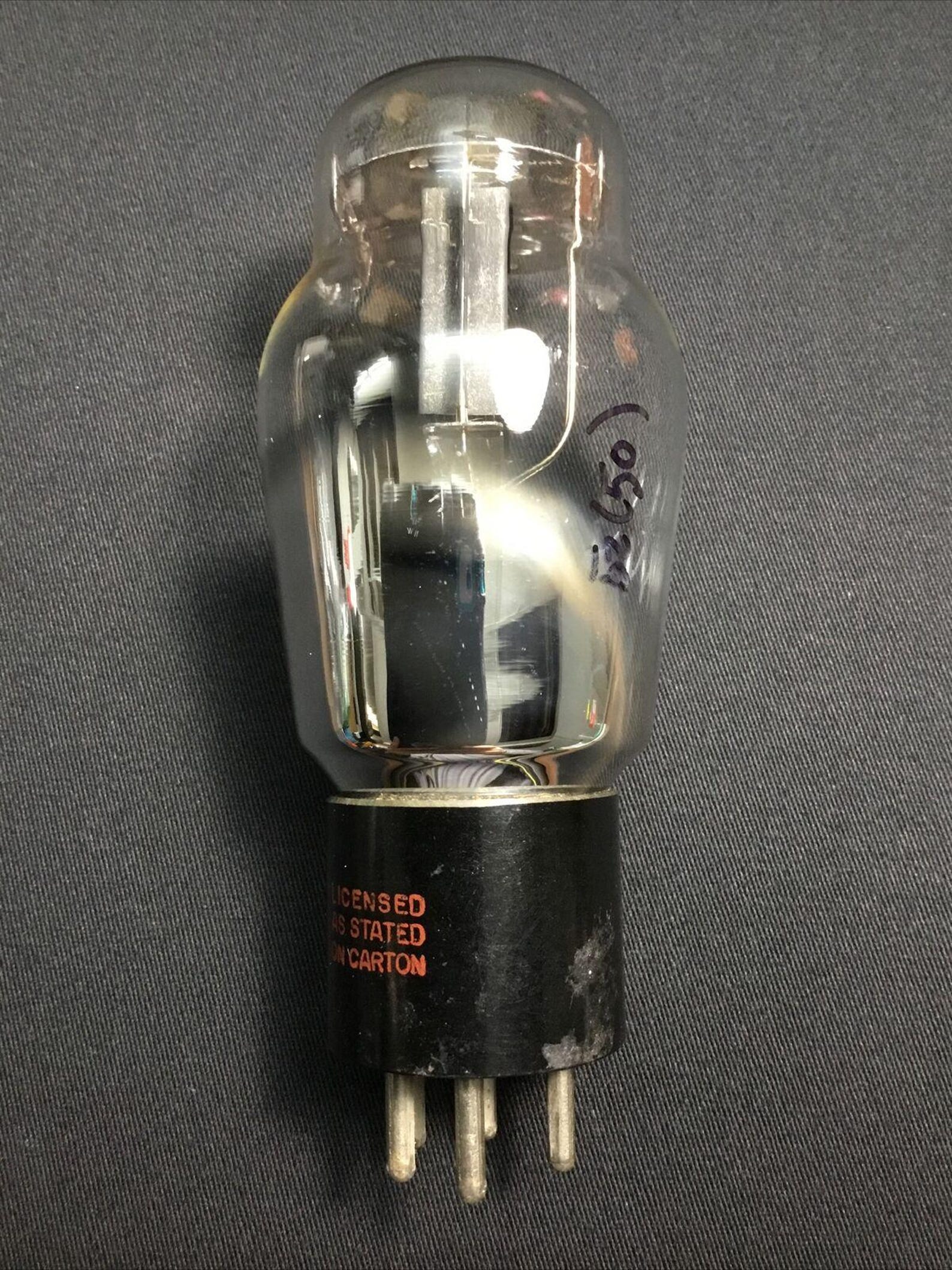 RCA Type 47 Coke Bottle Power Amplifier Vacuum Tube Tested Strong USA J ...