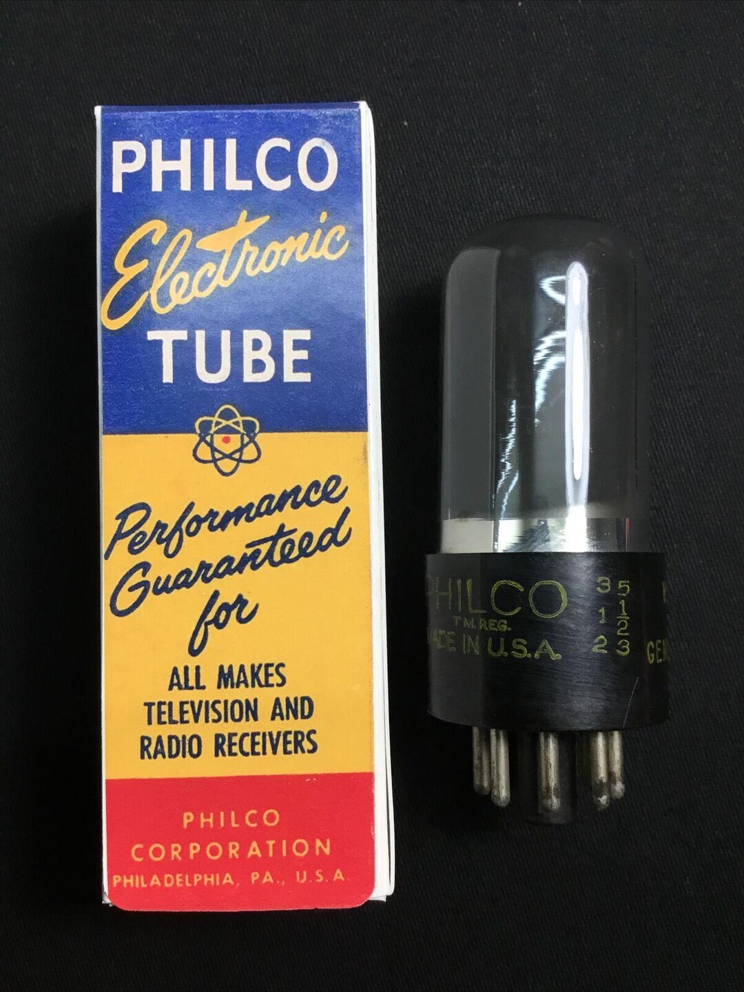 Philco (syl) 6V6GT Power Amplifier Radio Vacuum Tube USA Tested 6.7043 ...