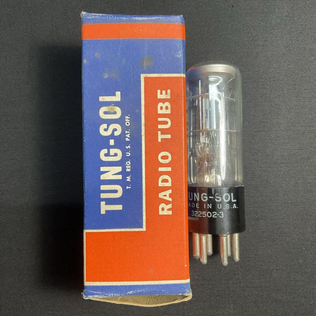 NOS Tung Sol 6E5 Magic Eye Vintage Vacuum Tube Tested Bright Green A ...