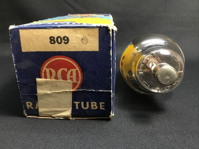 Nos RCA 809 Coke Bottle Power Amplifier Transmitting Radio Ham Vacuum ...