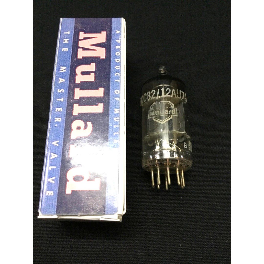 Mullard ECC82 12AU7A Gf1 Shield Logo Premium Vintage Audio Vacuum Tube ...