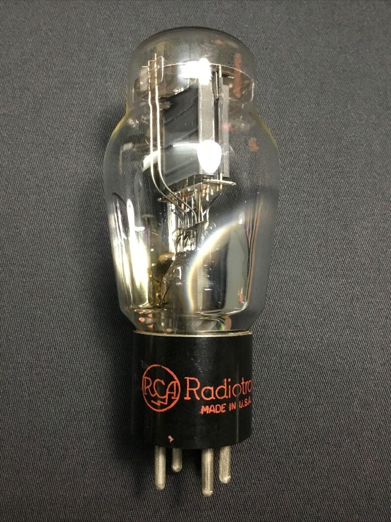 RCA Type 47 Coke Bottle Power Amplifier Vacuum Tube Tested Strong USA J ...