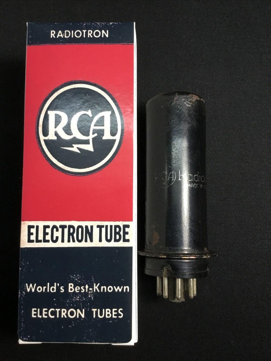 RCA 6L6 Metal Tube Vintage Power Amplifier Vacuum Tube Tested I.5965-D ...
