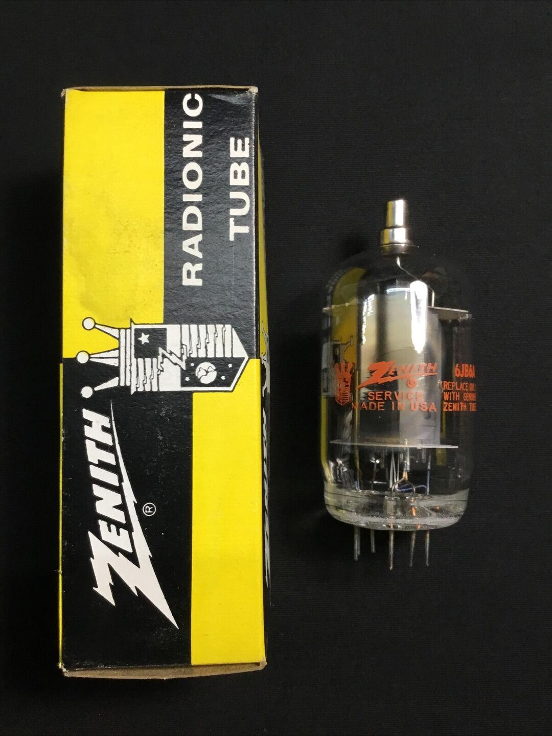 NOS ZENITH 6JB6A Ham Radio Sweeps Vintage Vacuum Tube Tested A.7581-D ...