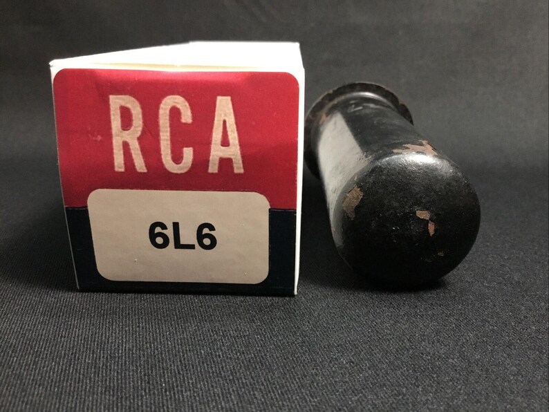 RCA 6L6 Metal Tube Vintage Power Amplifier Vacuum Tube Tested I.5965-D ...