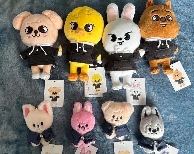 Official Skzoo Magic School Straykids Plushies 10cm Or 21cm Puppy M