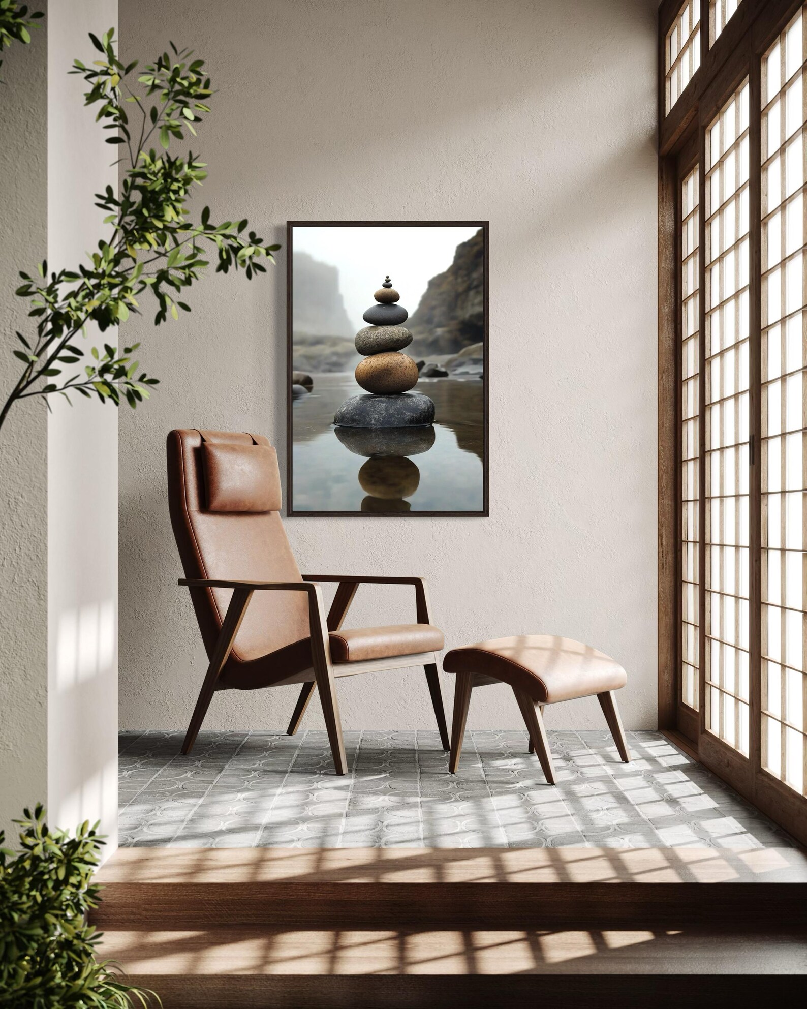 Spectacular Stones Tower Wall Art Digital Download Zen Stones Art ...