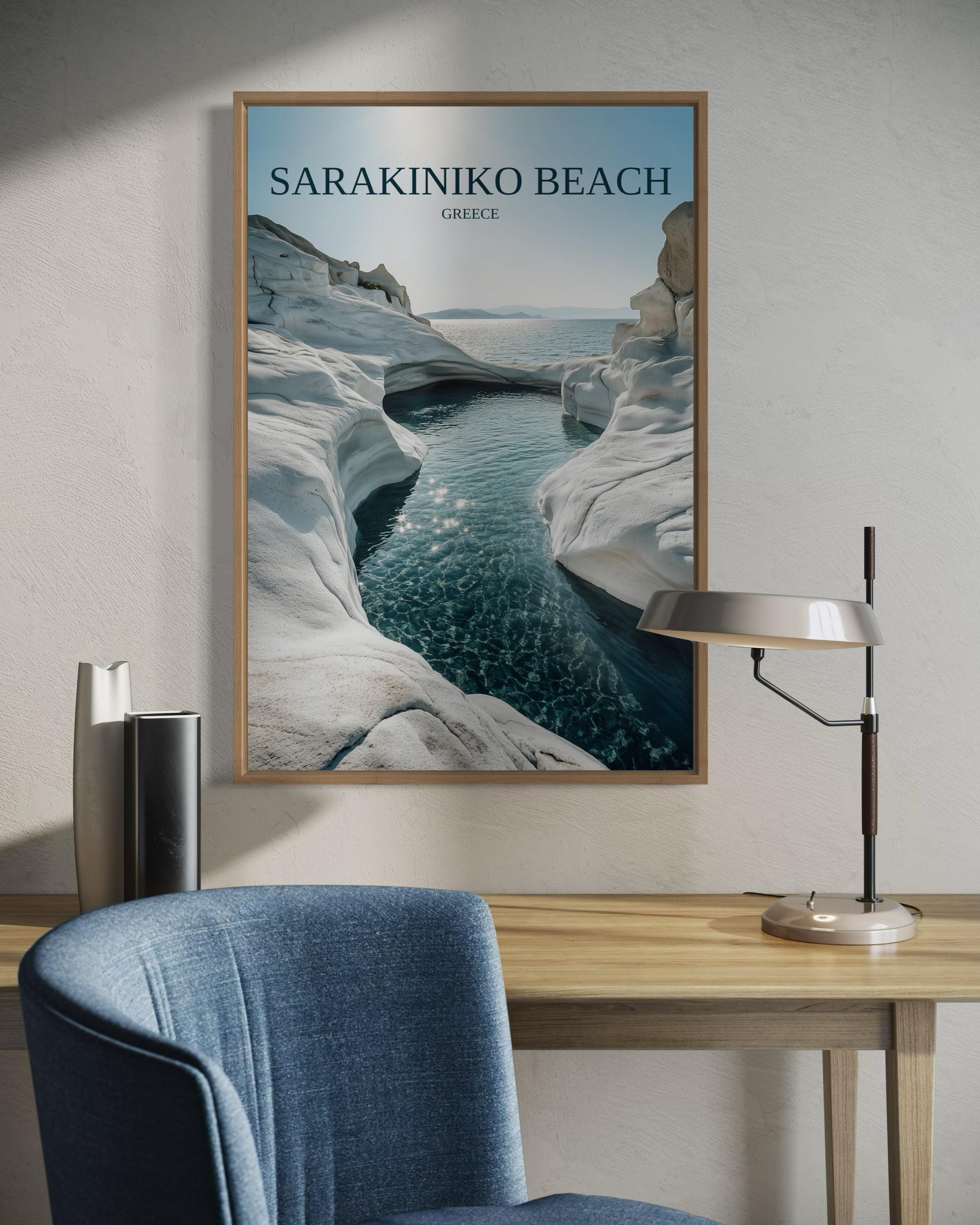 Sarakiniko Beach Print, Digital Download, Milos Greece Poster, Greek ...