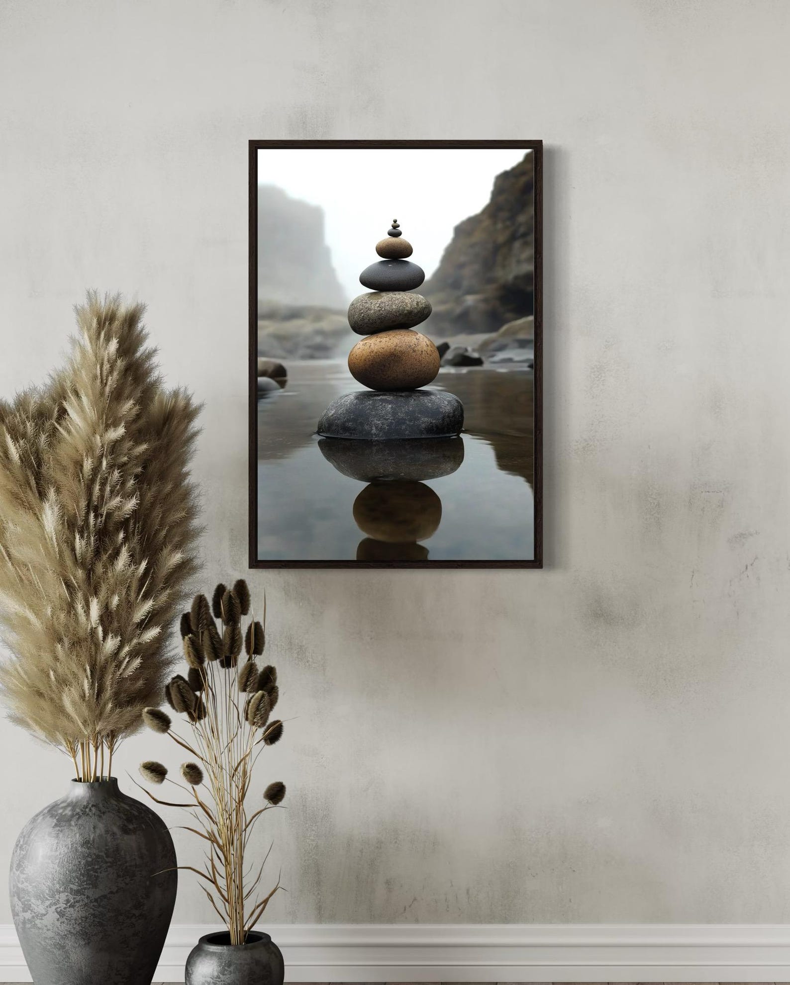Spectacular Stones Tower Wall Art Digital Download Zen Stones Art ...