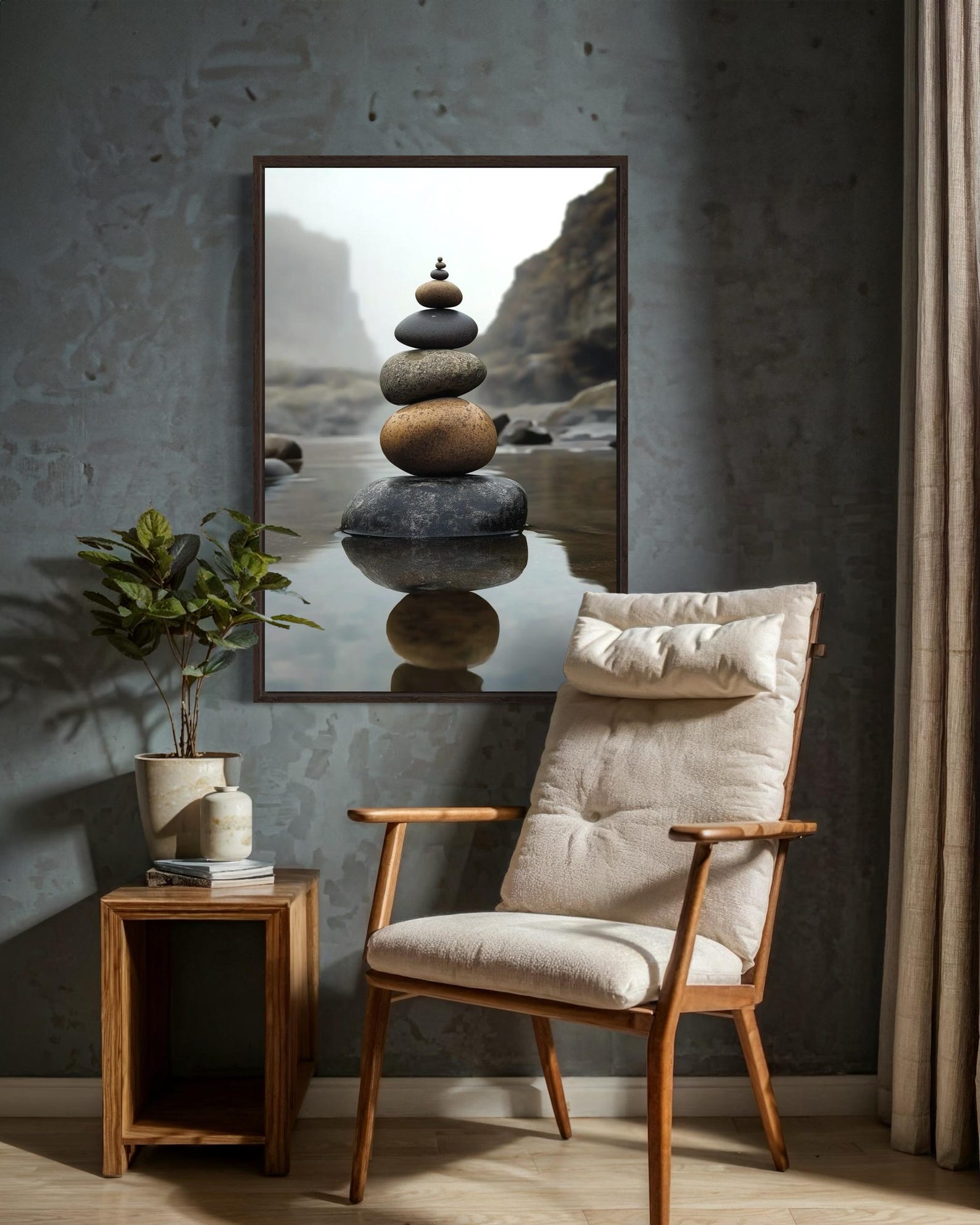 Spectacular Stones Tower Wall Art Digital Download Zen Stones Art ...