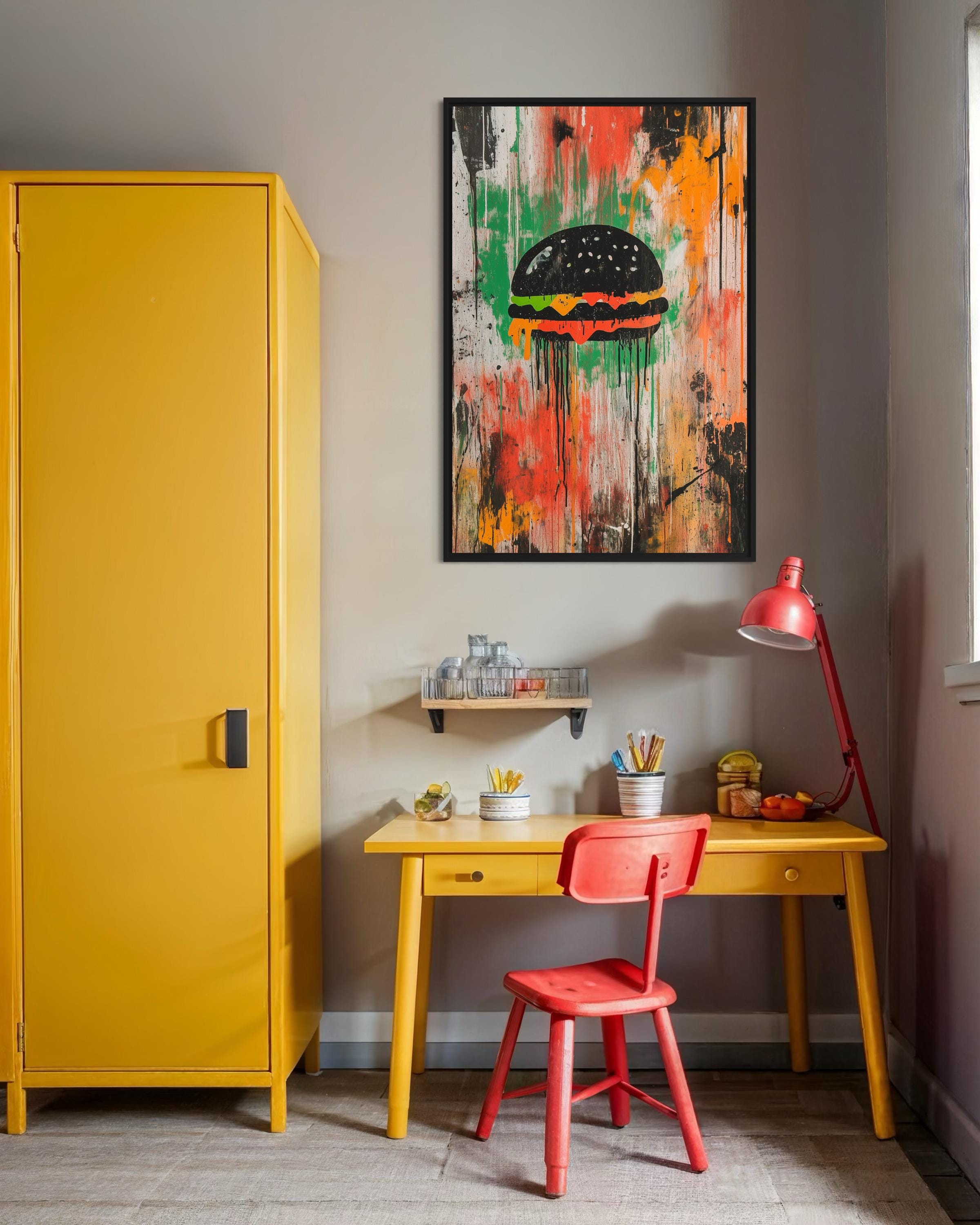 Graffiti Food Art Set, DIGITAL DOWNLOAD, Abstract Pop Art Wall Decor - Etsy