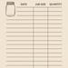Printable Canning Inventory Log | Rustic Food Storage Tracker ...