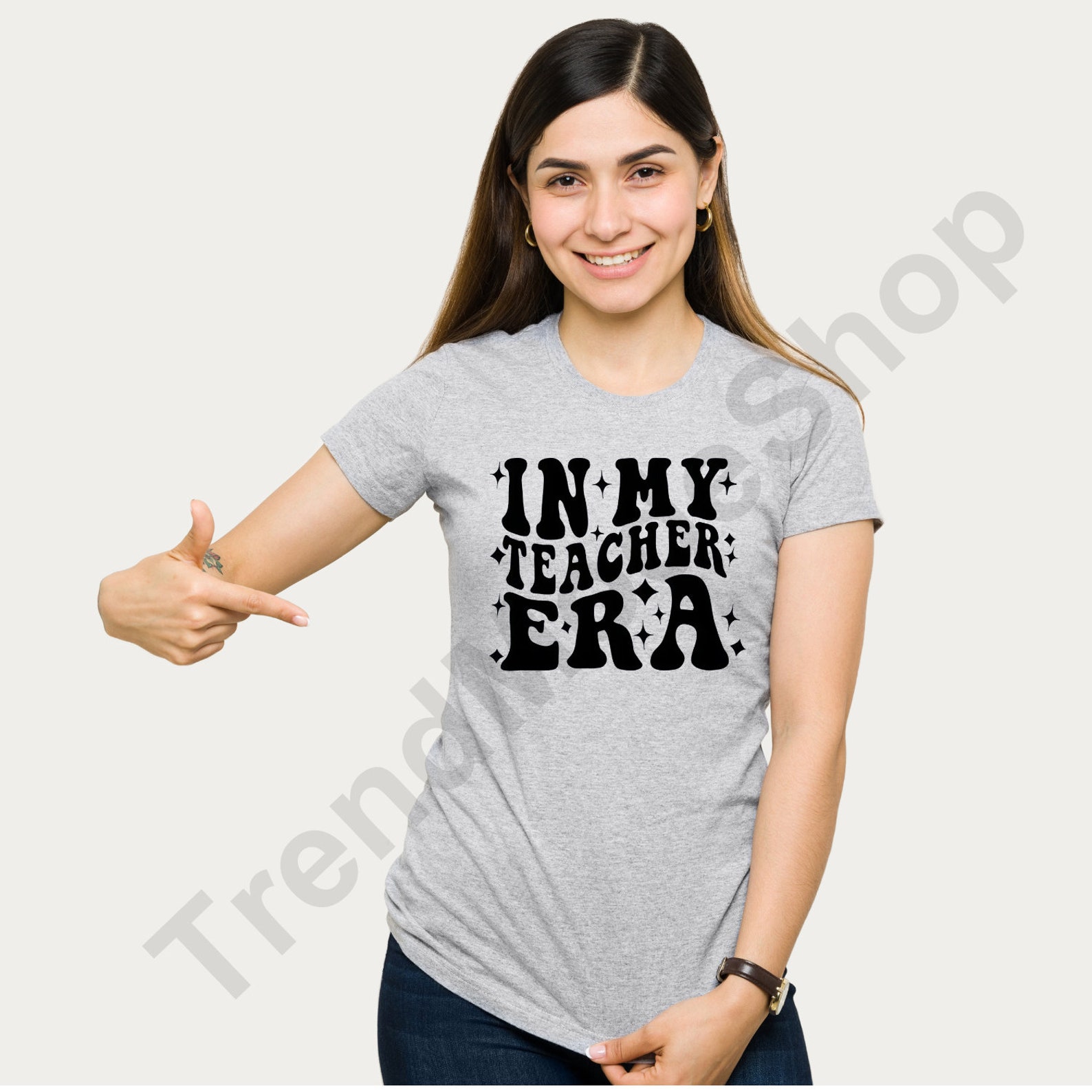 In My Teaching Era SVG PNG, Teacher Svg, Teacher Shirt, Eras, Wavy Stacked Text, Svg for Cricut ...