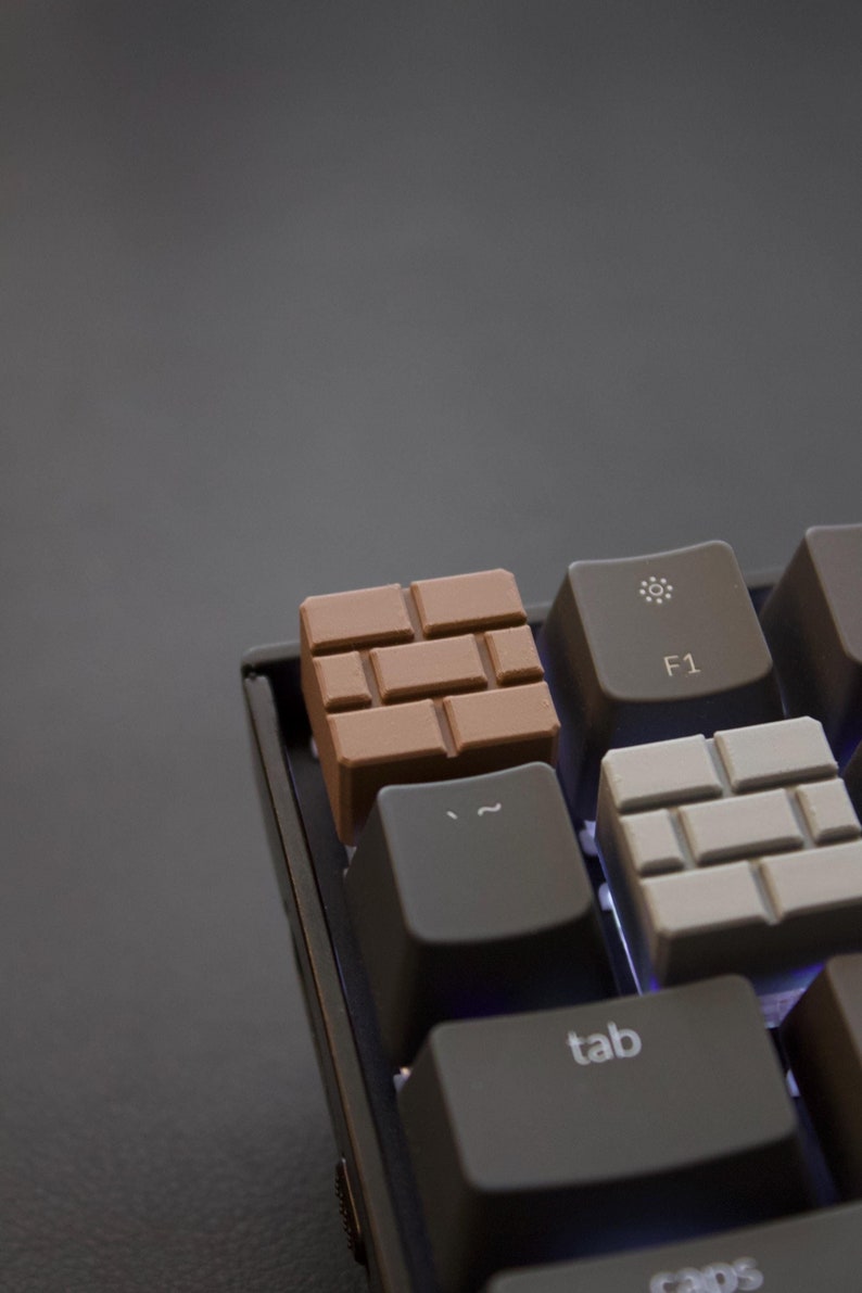 Brick Block Keycap and Cement Block Keycap for Mechanical Keyboards ...
