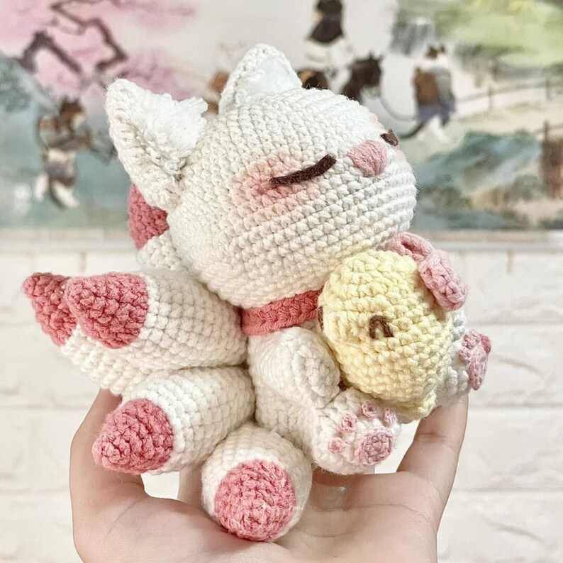 DIGITAL DOWNLOAD Crochet Amigurumi Pattern: Fuyuko the Kitsune/ Crochet ...