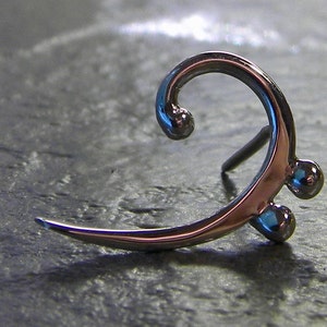 Bass Clef Tac Pin - Etsy