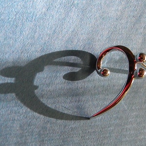 Bass Clef Tac Pin - Etsy