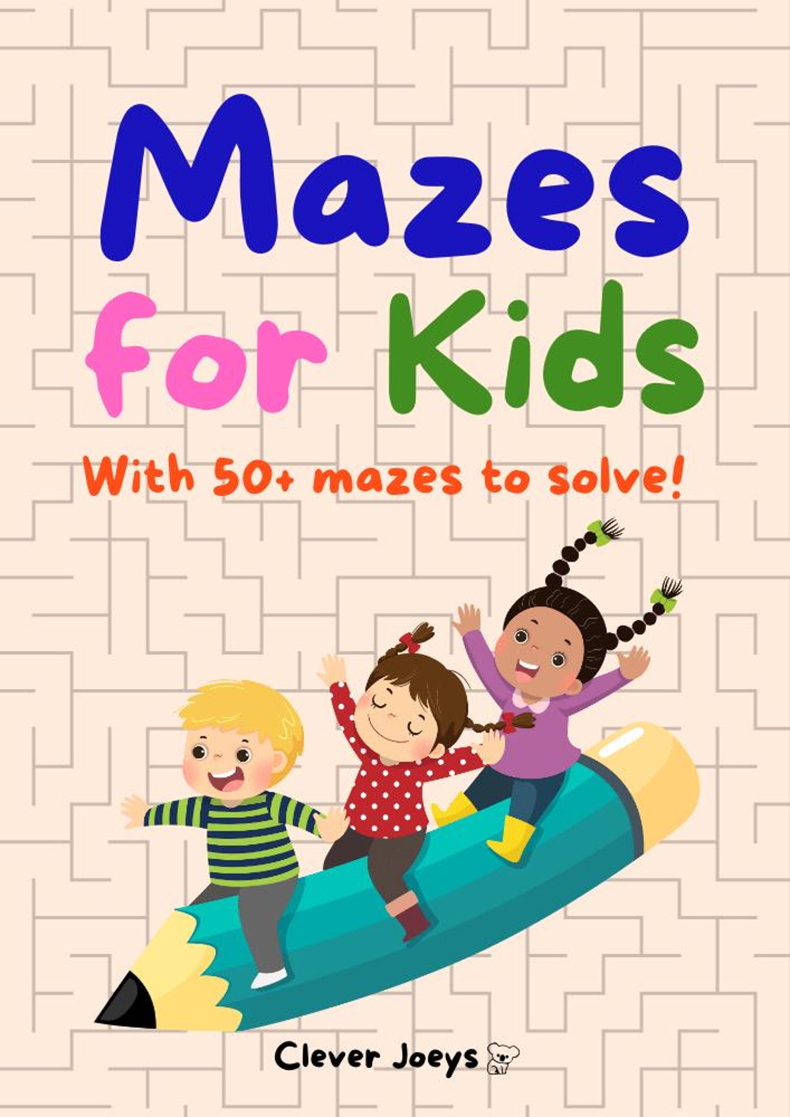 Printable Mazes for Kids 50 Fun Mazes to Solve Ready to Print Maze ...