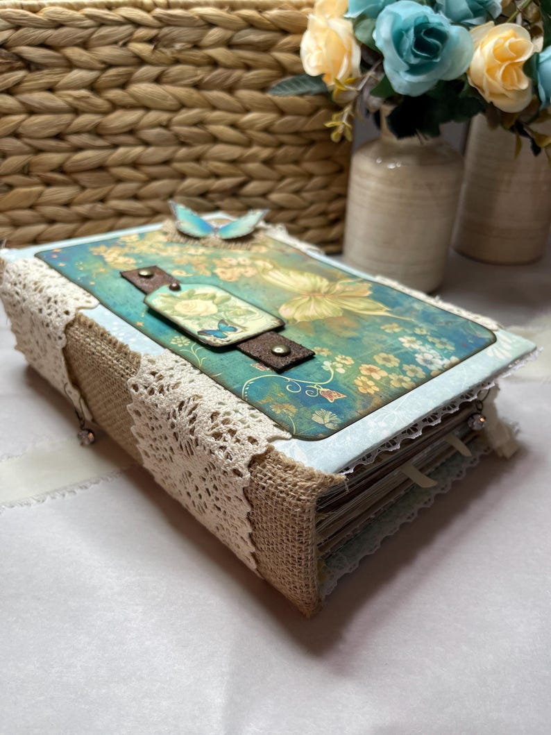 Handmade and Decorated Journal Vintage and Victorian Inspired With ...