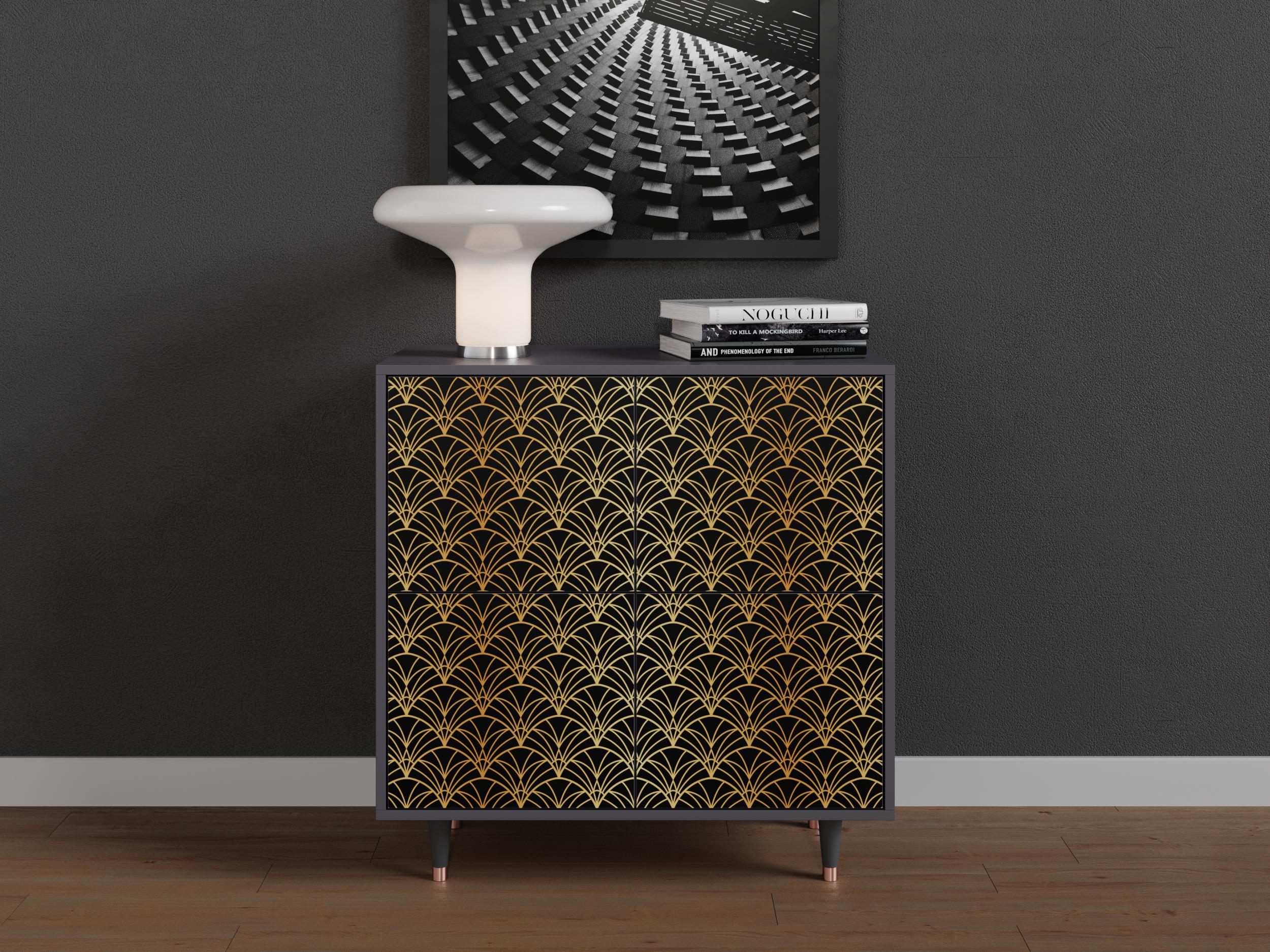 Small Sideboard 94 Cm, Bedroom Storage Cabinet, Colorful Scandi ...