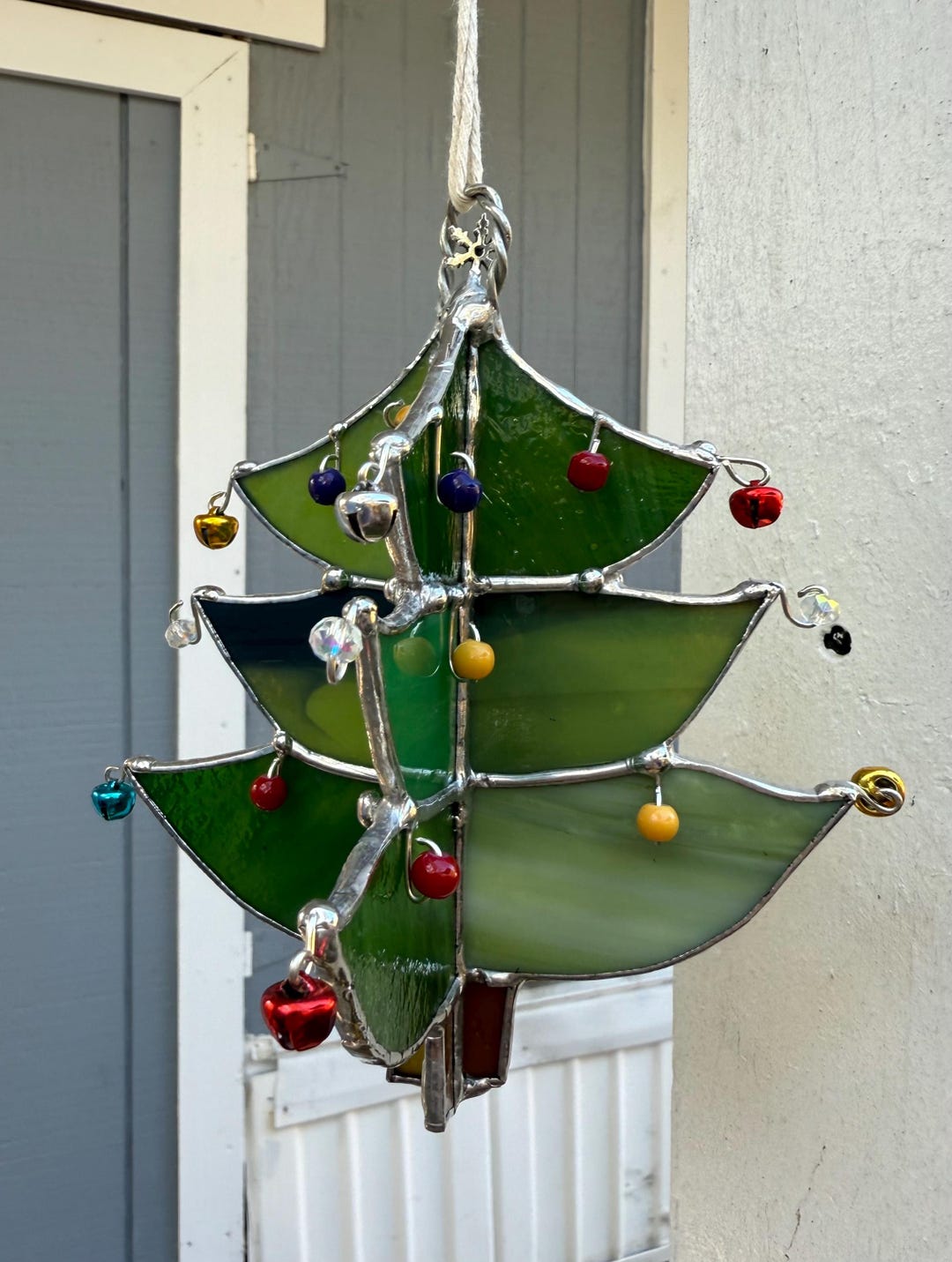 Stained Glass 3D Christmas Tree - Etsy