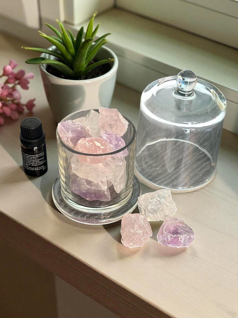 DIY Crystal Blend, Essential Oil Diffuser: Create Your Own Aromatherapy ...