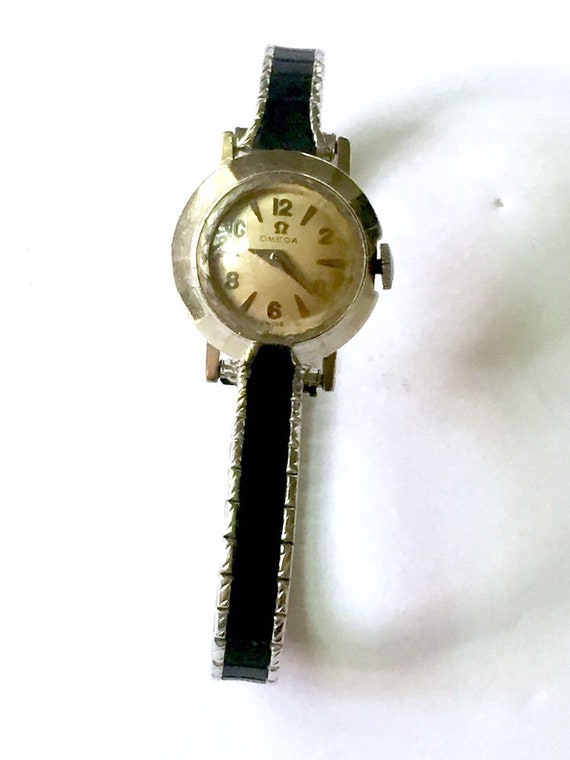 OMEGA 14k Gold wind up watch vintage | Etsy