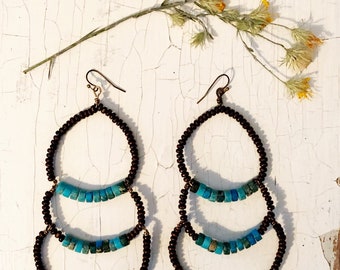 Long Ladder Earrings | Etsy