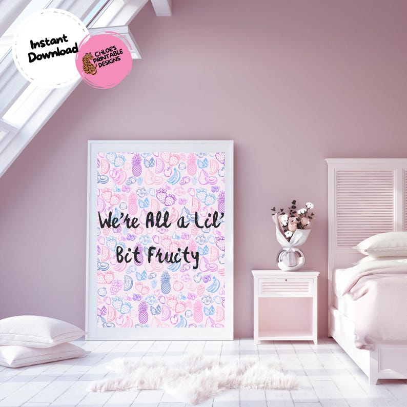 Subtle LGBTQ Bisexual Flag Printable Wall Art Bi Pride Quirky Download ...