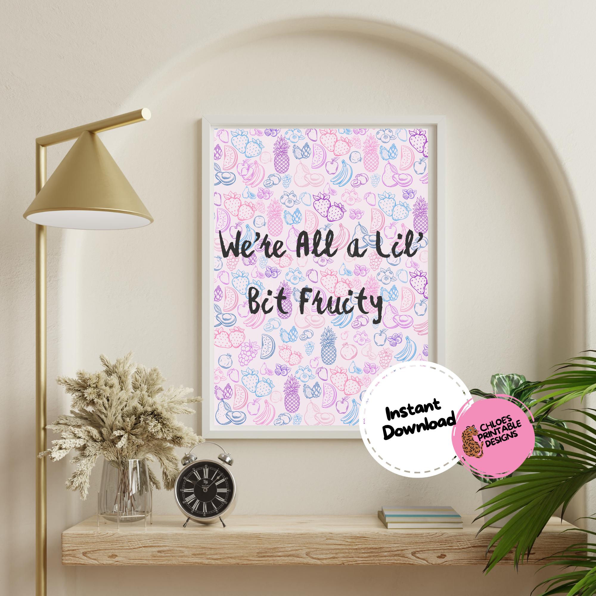 Subtle LGBTQ Bisexual Flag Printable Wall Art Bi Pride Quirky Download ...