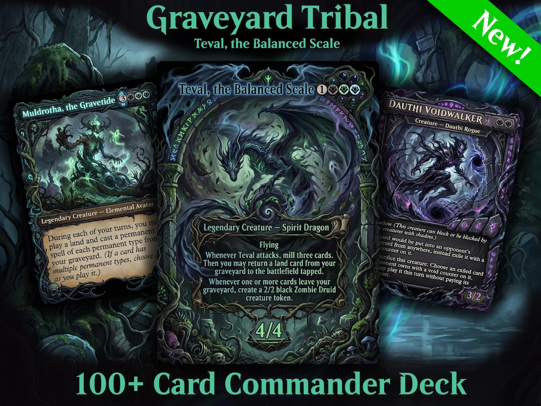 Teval, the Balanced Scale Commander Proxy Deck - Etsy