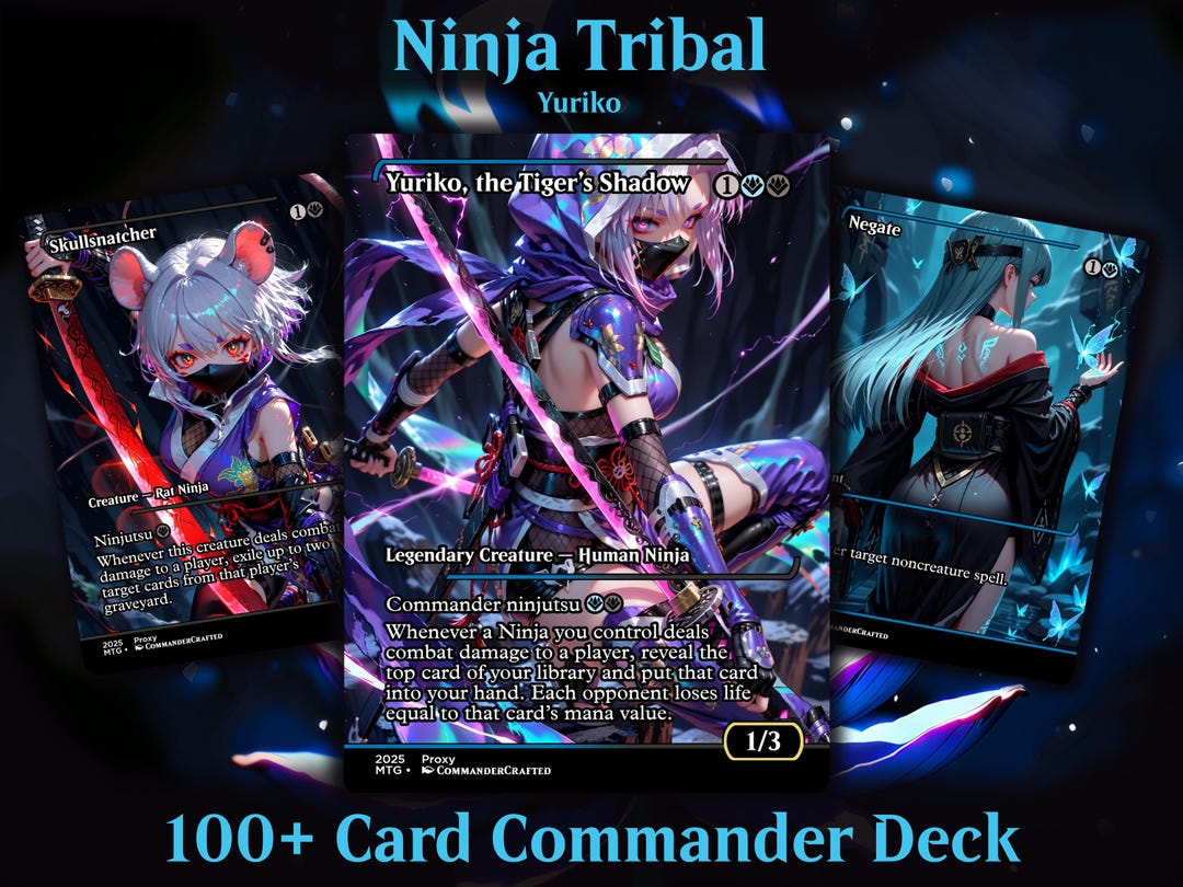 Yuriko Ninja Tribal Commander Proxy Deck - Etsy