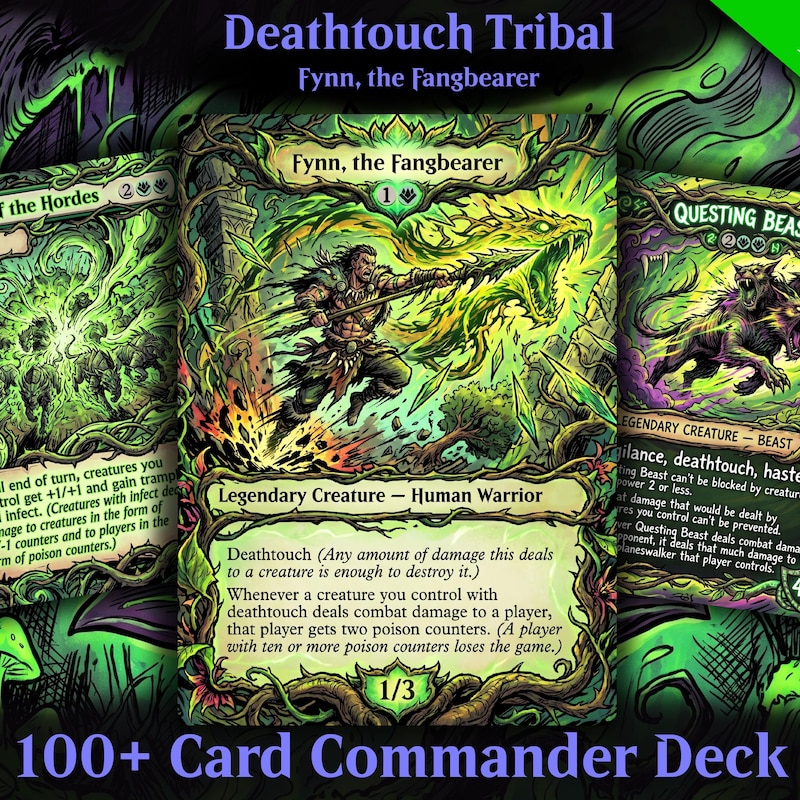 Deathtouch Commander Deck - Etsy