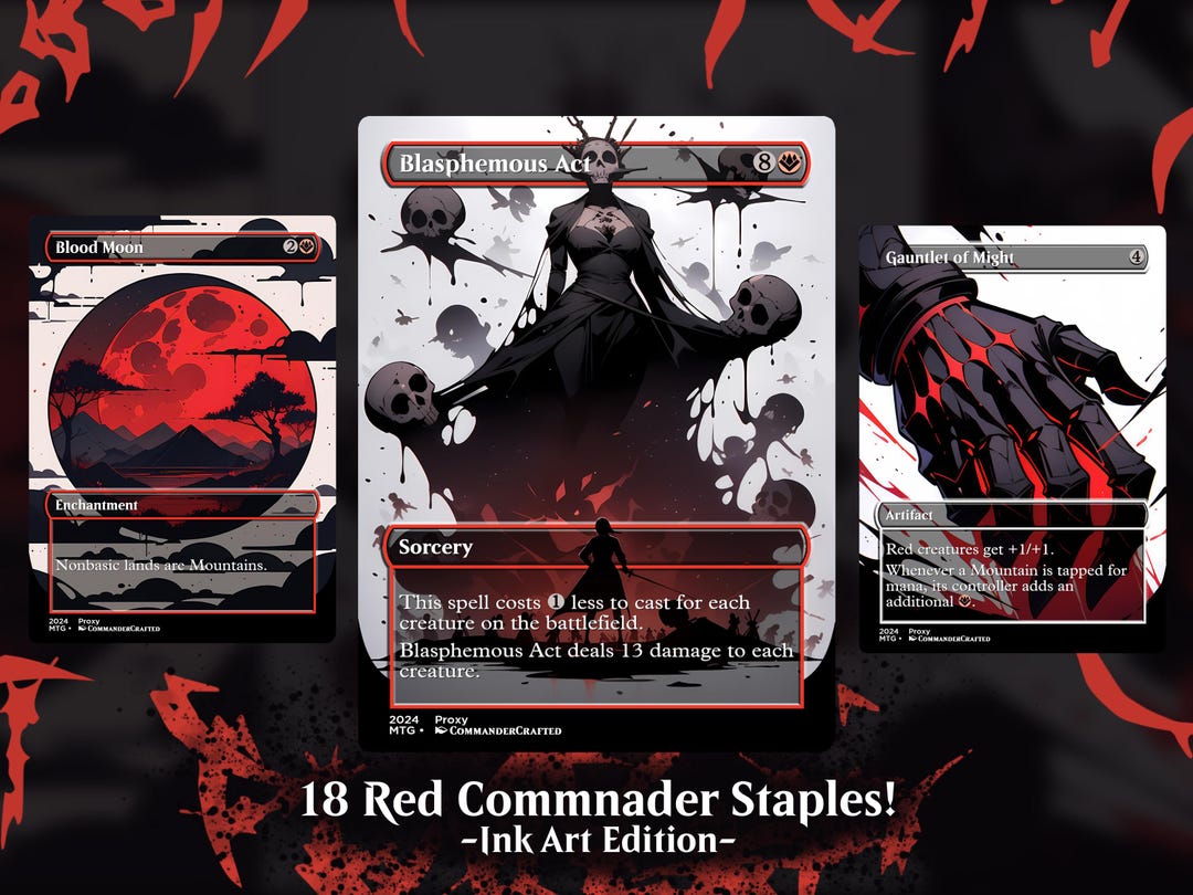 18 Red Commander Staples INK ARTS - Etsy