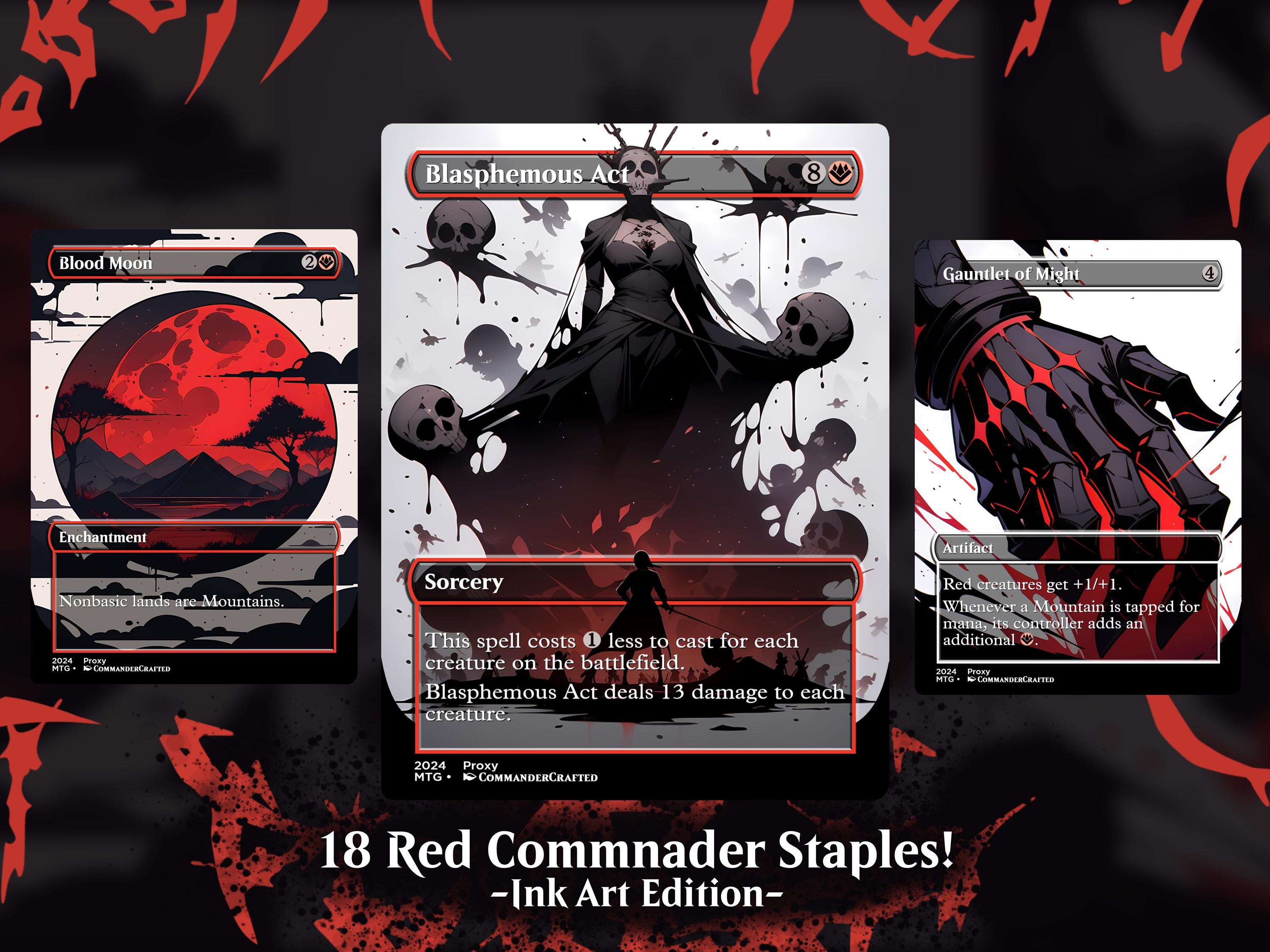 18 Red Commander Staples INK ARTS - Etsy