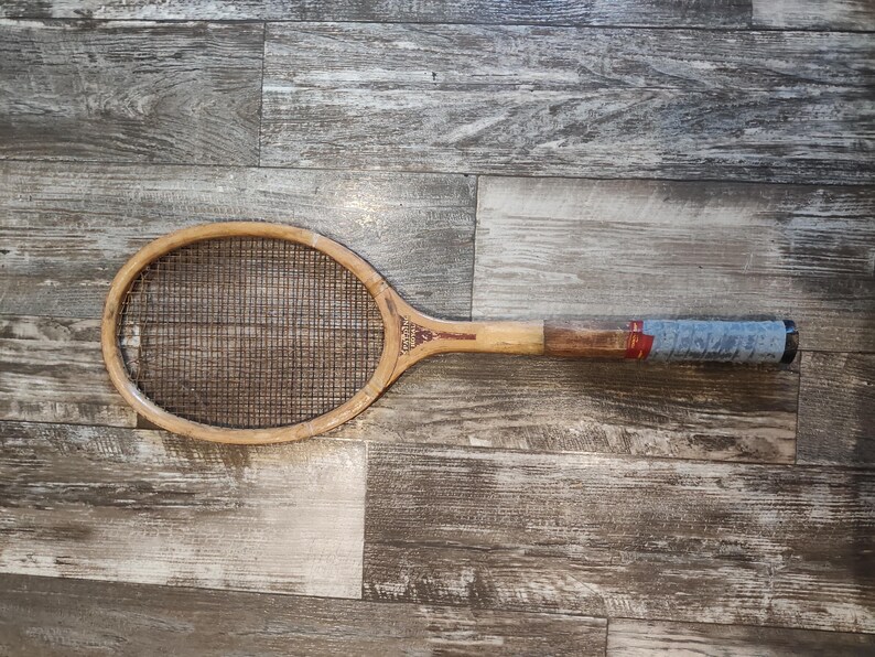 Vintage Spaulding Royal Wooden Tennis Racquet - Etsy