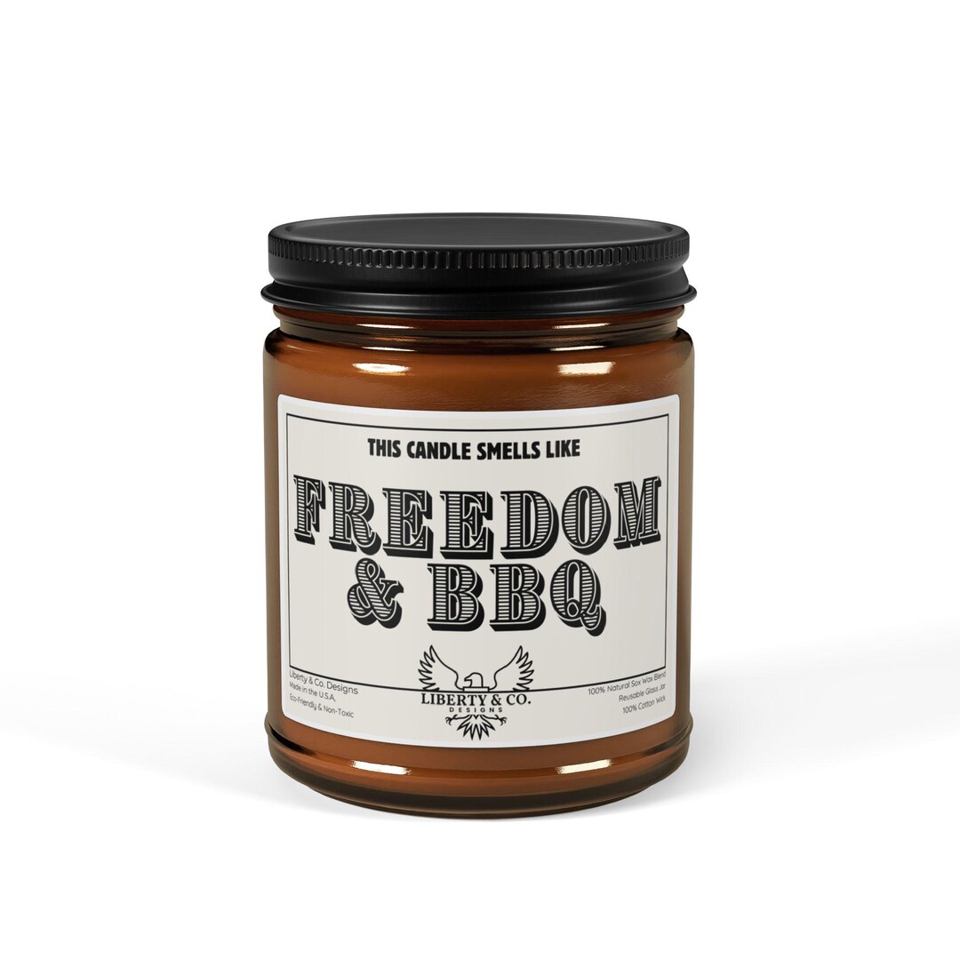 This Candle Smells Like Freedom and BBQ Scented Soy Candle multi-size ...