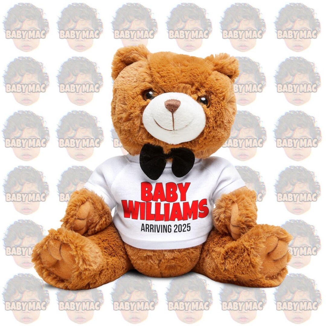 PERSONALIZED TEDDY BEAR / First Name / Last Name / Add Your Own Name ...