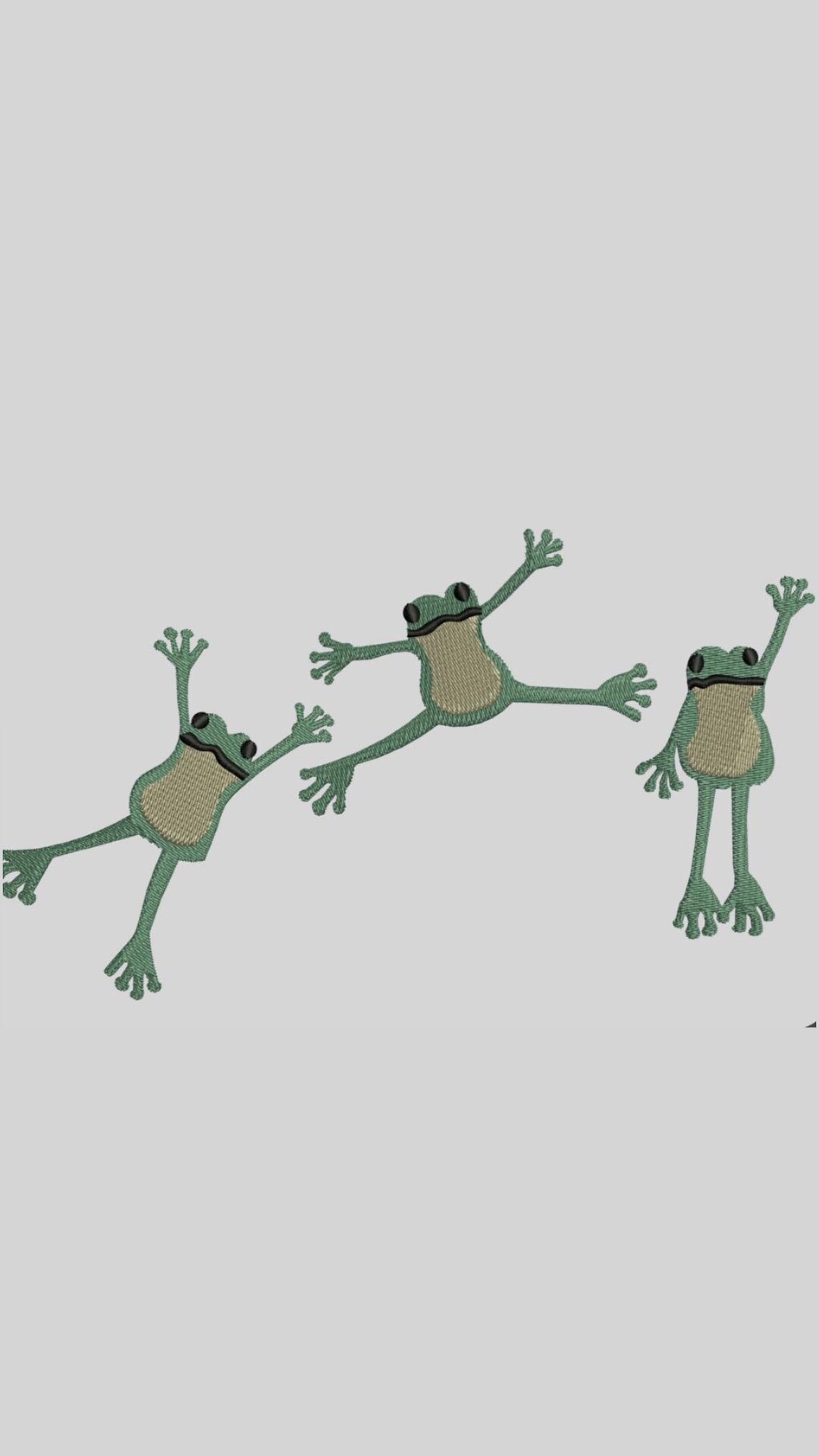 PES Frog Embroidery File - Etsy