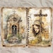 Vintage Jesus Christ Junk Journal Kit: Shabby Chic Ephemera (digital ...