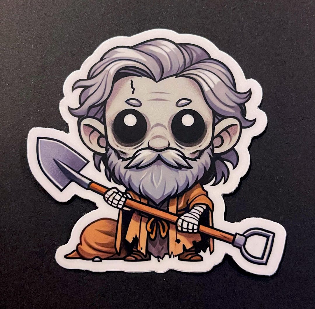 Grave-digger Sticker, 3x3 In. - Etsy