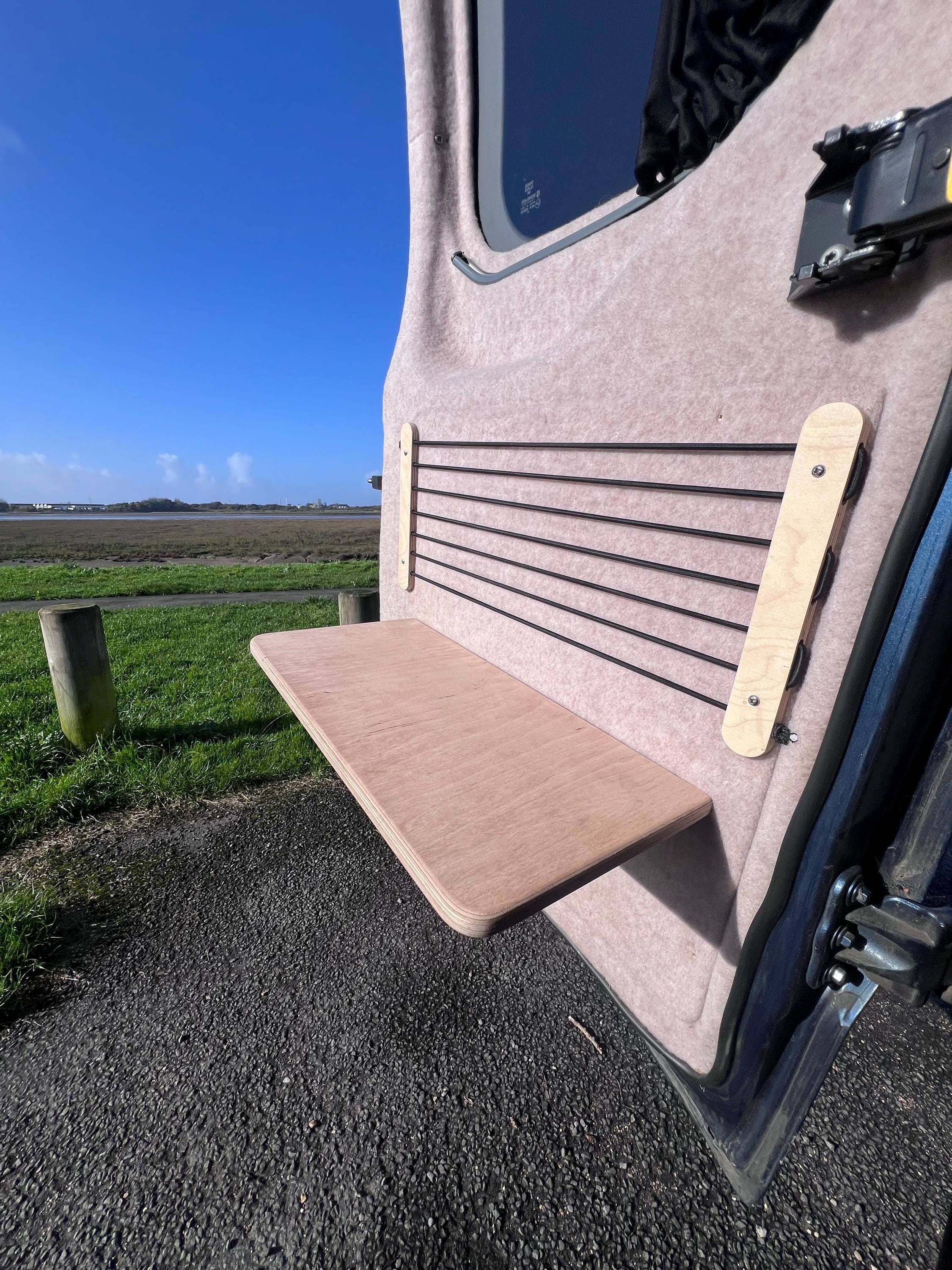 Camper Van Folding Table Shelf, 500mm X 250mm With Brackets Made From ...