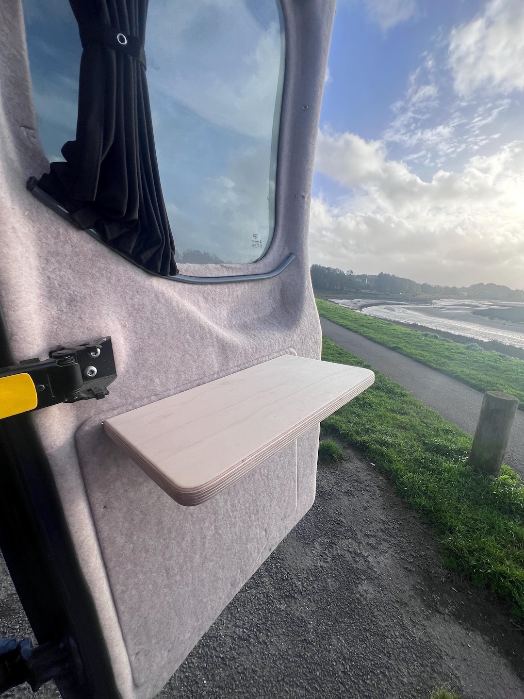 Camper Van Folding Table Shelf, 400mm X 250mm With Brackets Made From ...