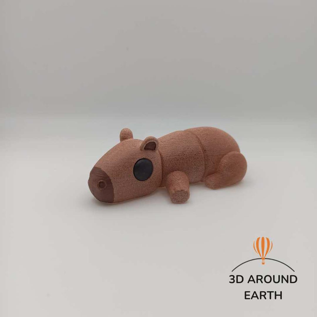 Capybara 3D Model – STL File for 3D Printing - Etsy