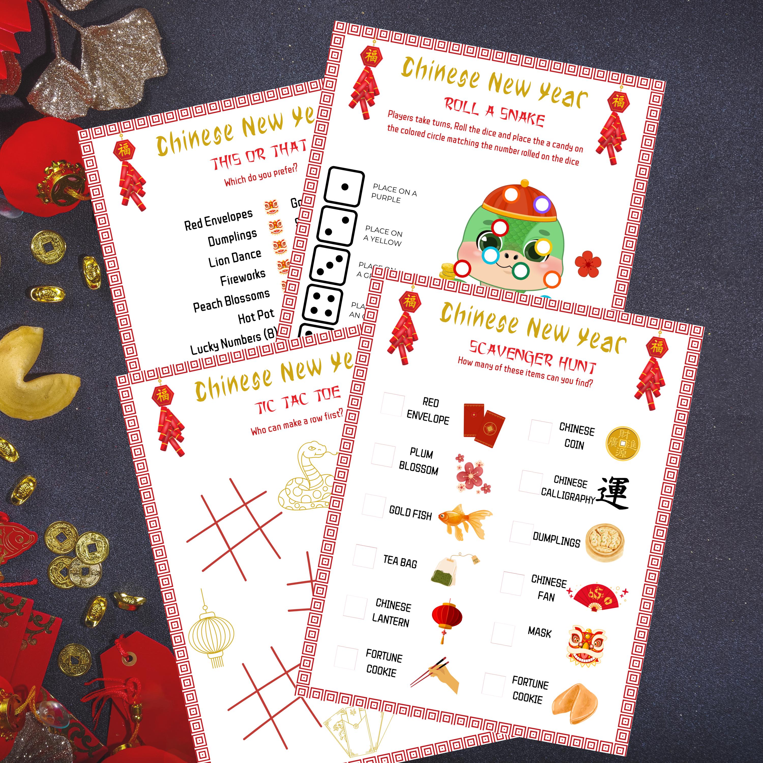 Chinese New Year Games, Lunar New Year Games, Children's Fun Party ...