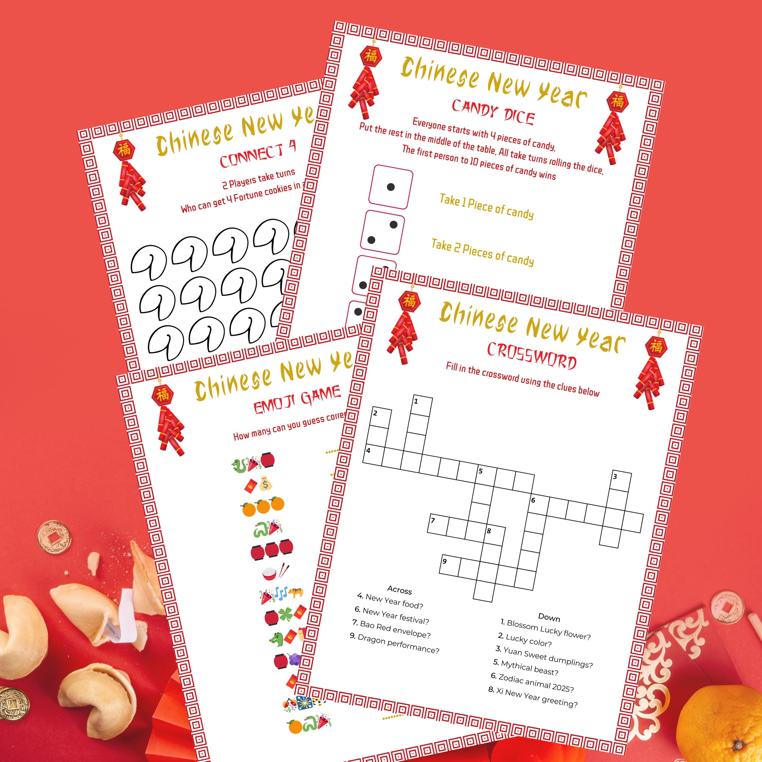 Chinese New Year Games, Lunar New Year Games, Children's Fun Party ...